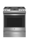 GE Stainless Steel 30" Slide-In Gas Convection Range with Air Fry (5.6 ...
