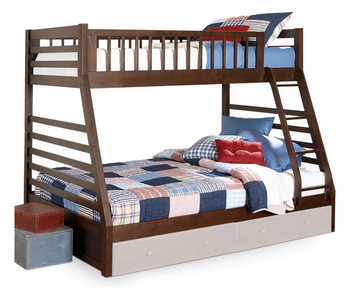Charlie Bunk Bed - Dark Chocolate | Leon's