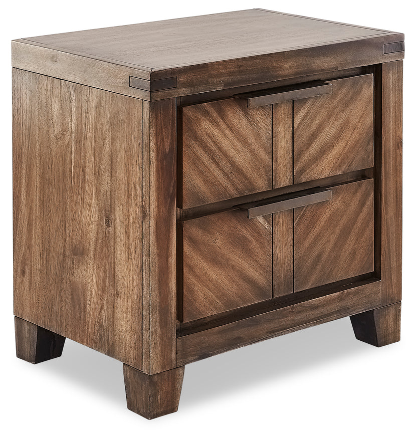 Nathan Night Table - Brown | Leon's