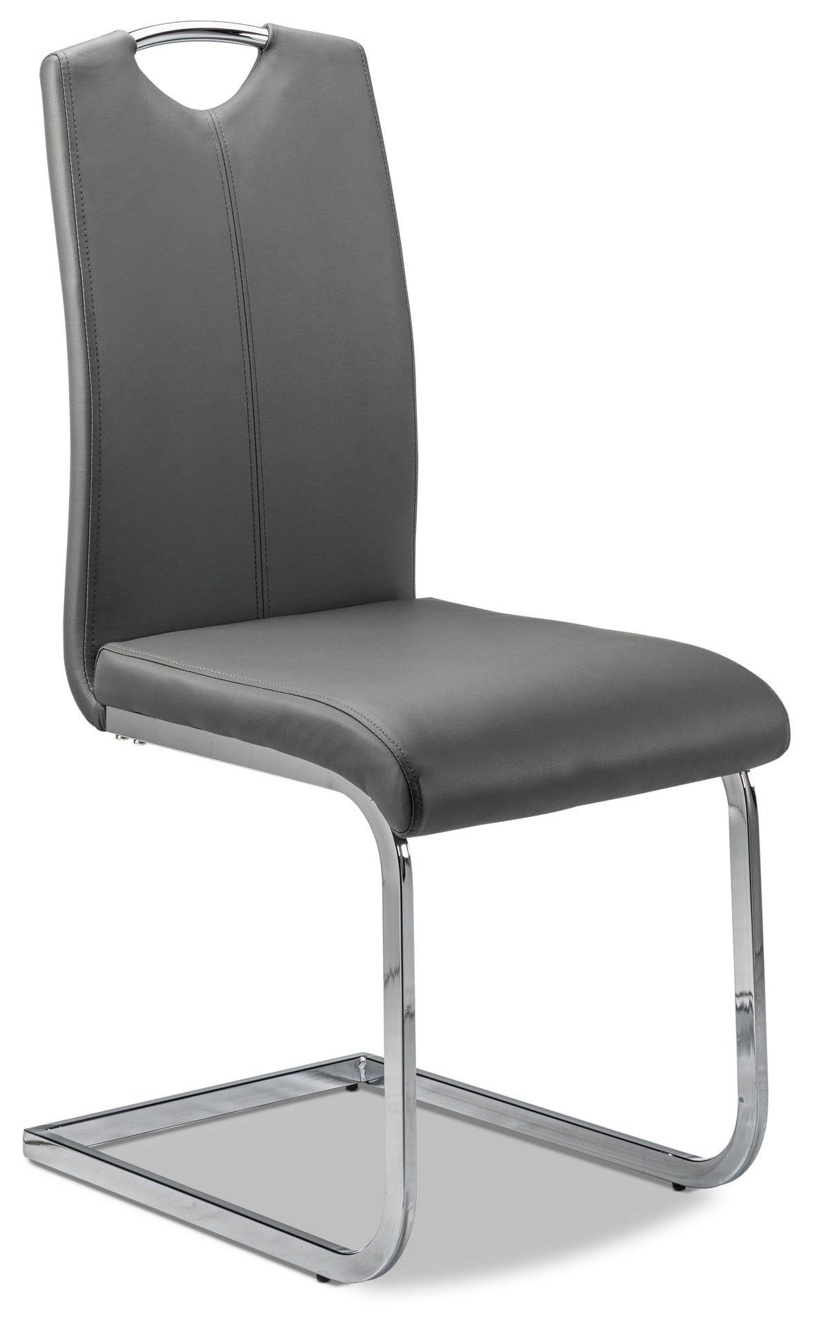 Danny 7-Piece Extendable Dining Set - White and Dark Grey | Leon's