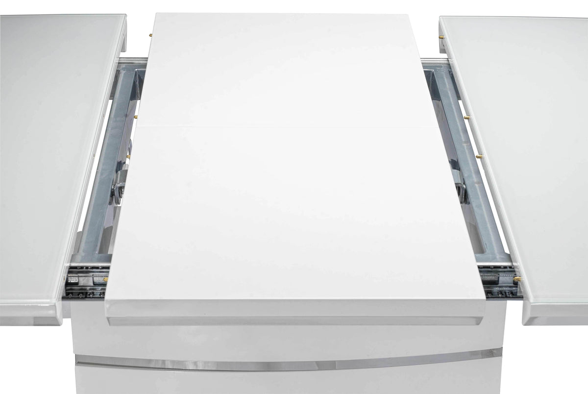 Danny Extendable Dining Table - White | Leon's