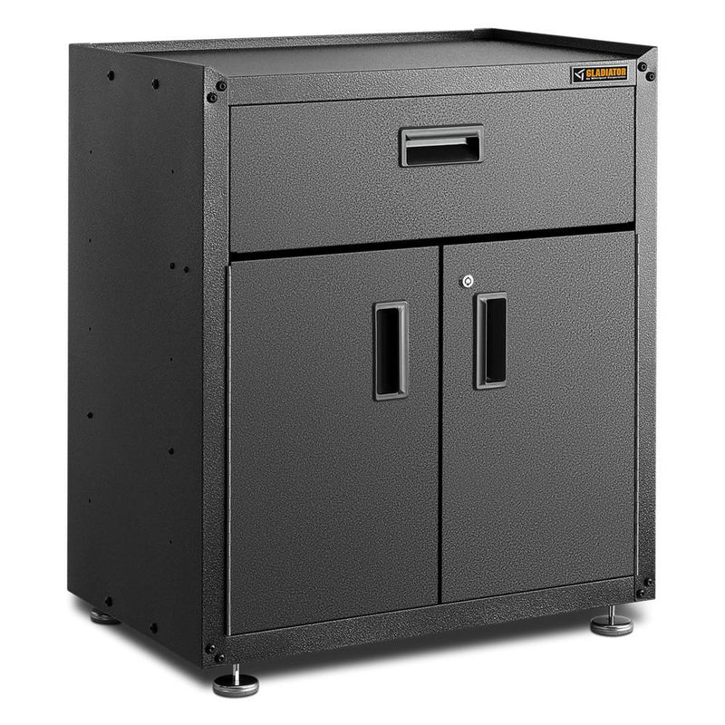 Ready-to-assemble 3/4-door Modular Gearbox - Hammered Granite | Leon's