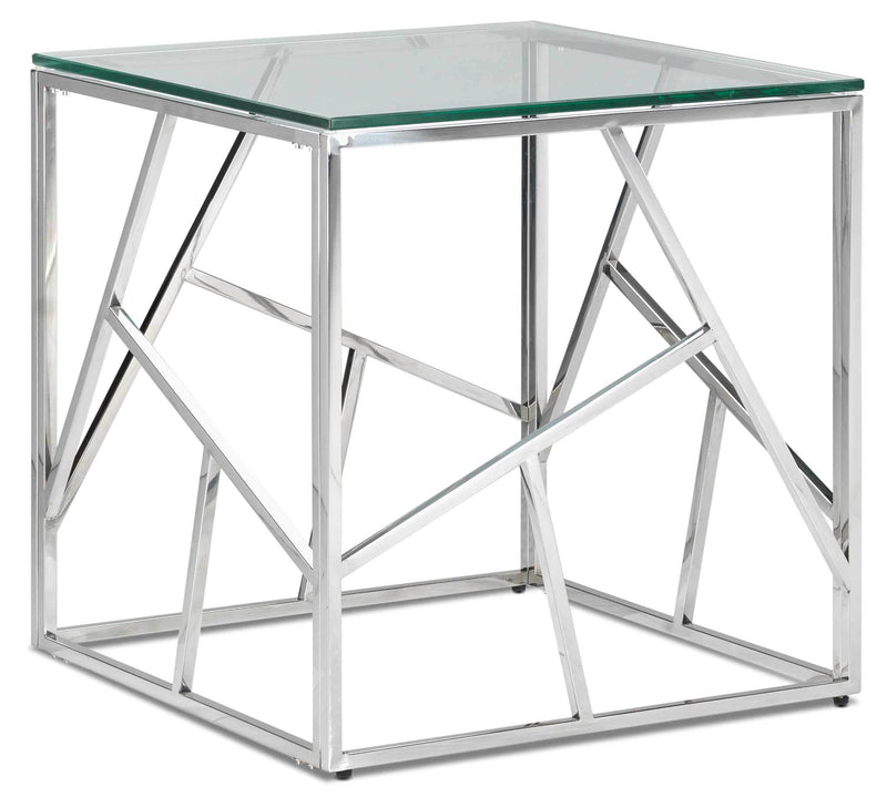 Lexie End Table - Stainless Steel | Leon's