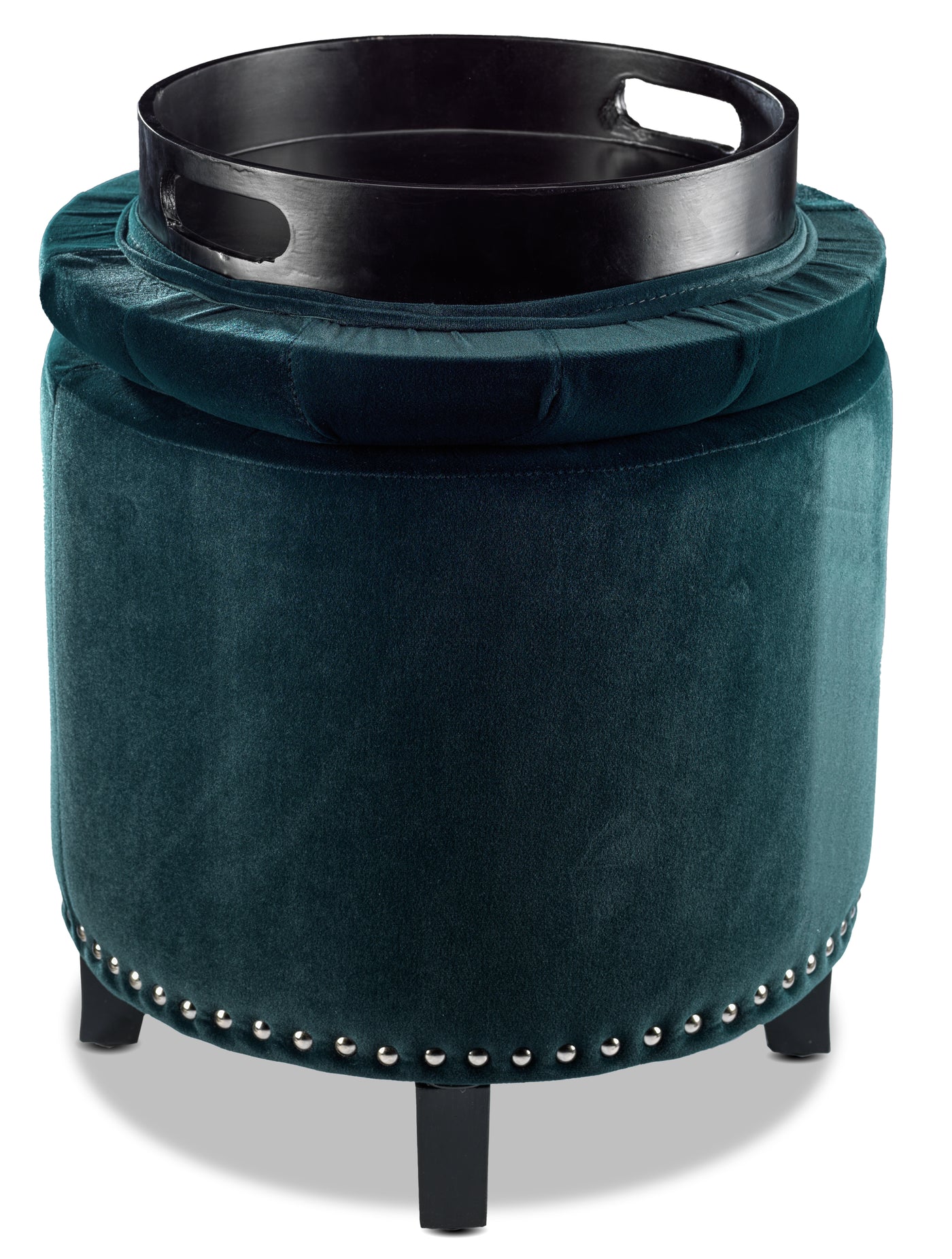 Madison Ottoman - Teal | Leon's