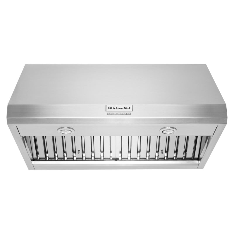 KitchenAid Stainless Steel 36" Commercial-Style 585-1170 CFM Wall-Mount ...