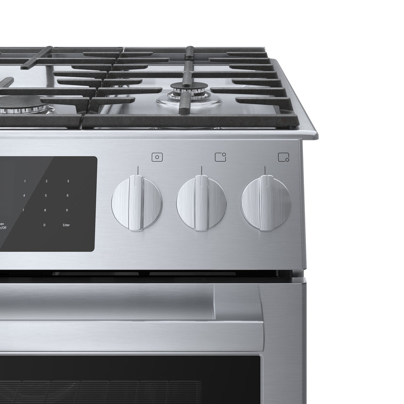 Bosch 30" Stainless Steel Full Gas Slide-In Range - HGI8056UC | Leon's