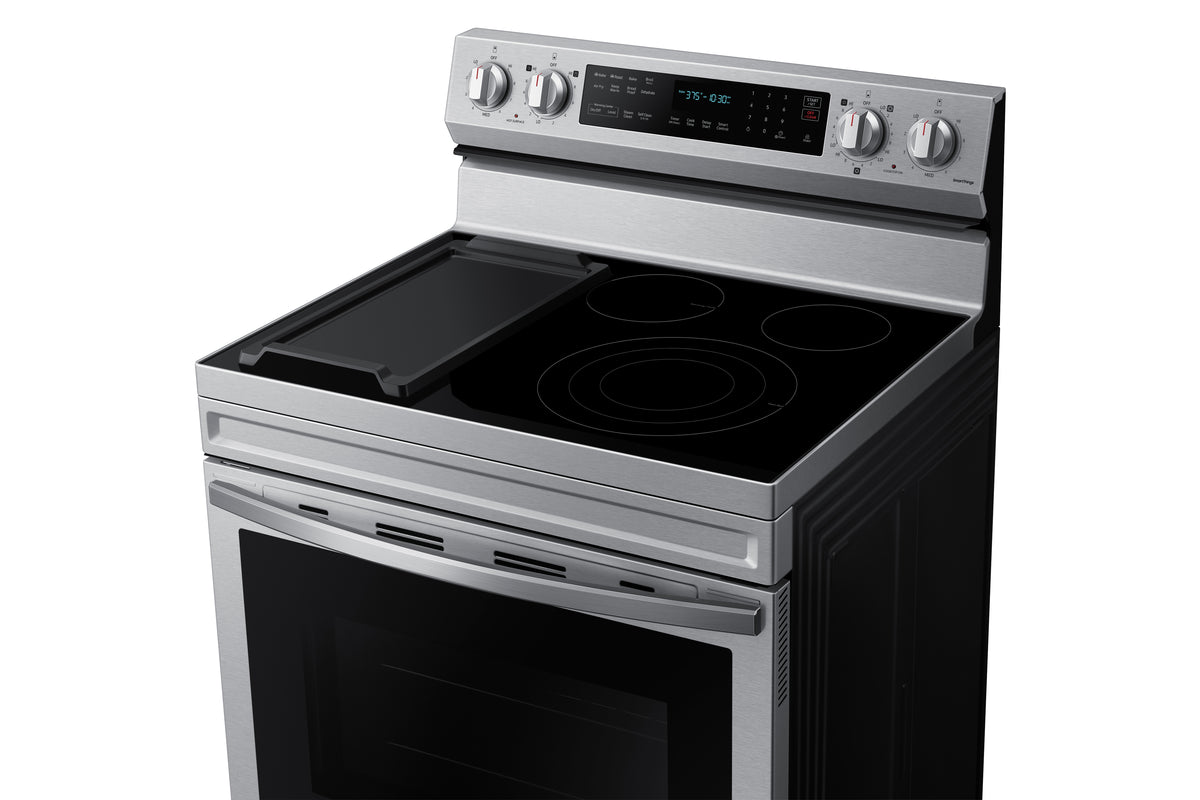 Samsung Stainless Steel Freestanding Electric True Convection Range ...