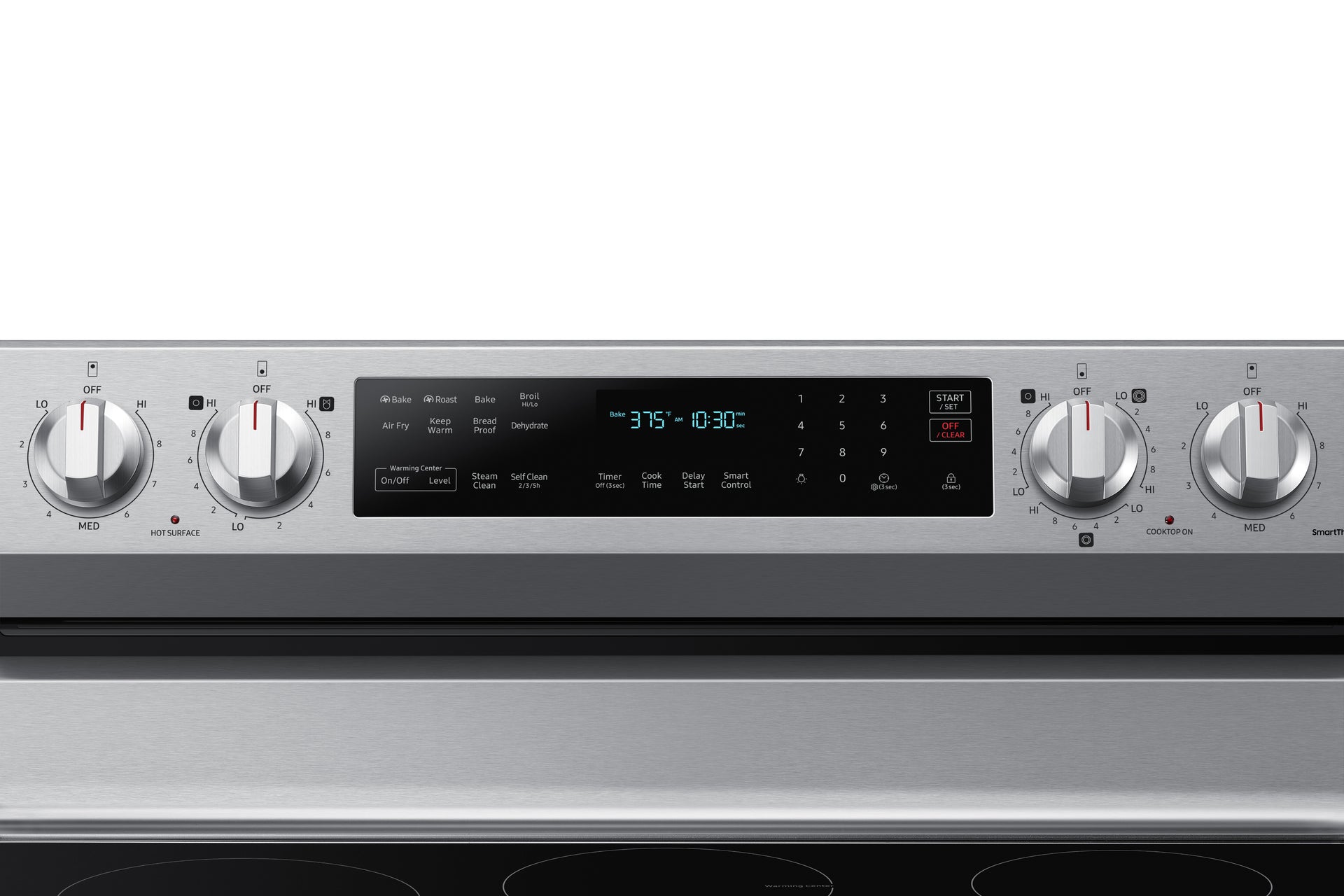 Samsung Stainless Steel Freestanding Electric True Convection Range ...
