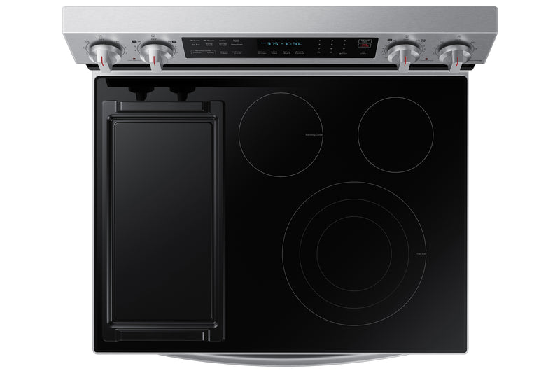 Samsung Stainless Steel Freestanding Electric True Convection Range ...