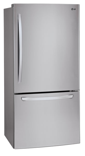 LG Stainless Steel 30" Bottom Mount Refrigerator (22.1 Cu.Ft ...
