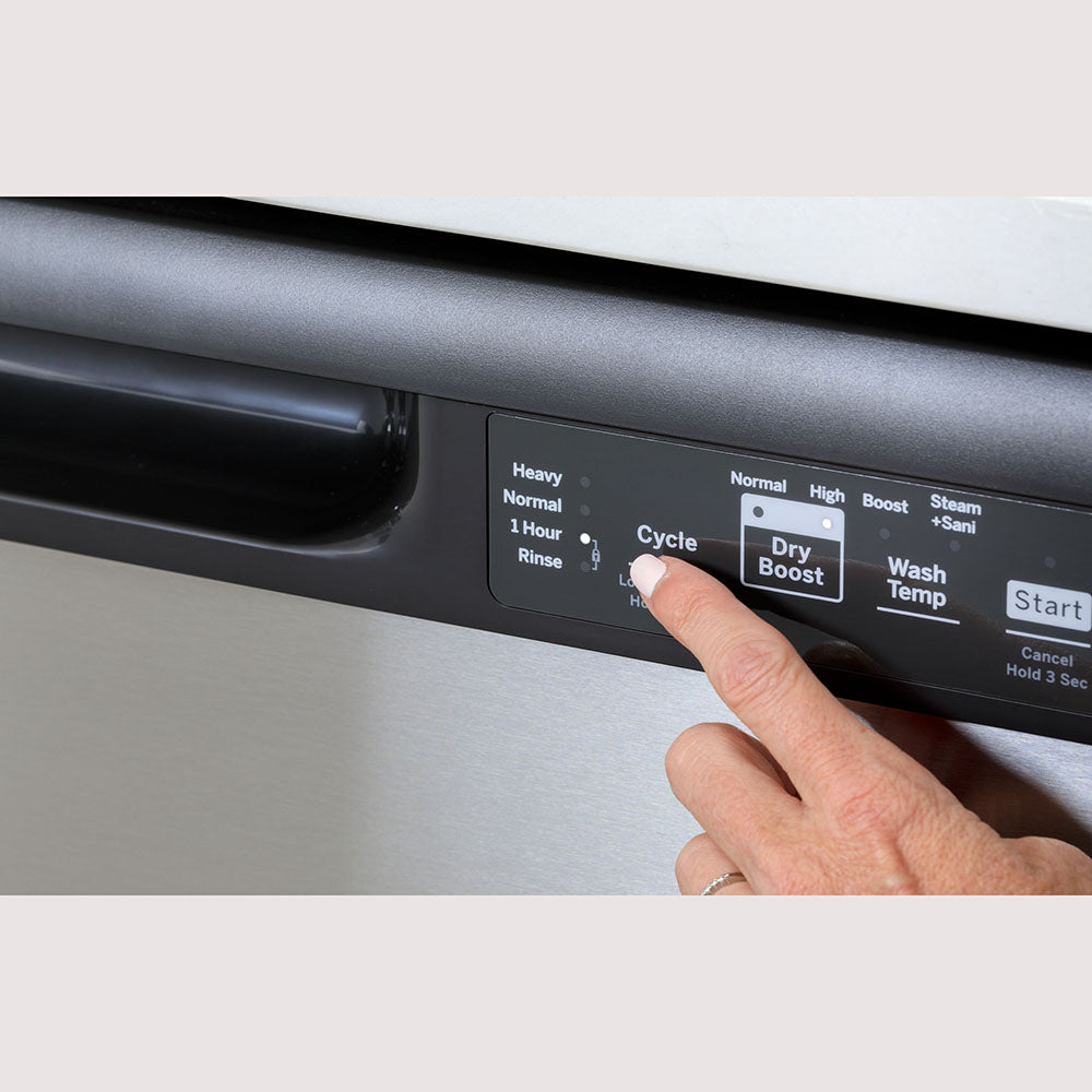 GE Stainless Steel 24" Built-In Front Control Dishwasher - GDF510PSRSS ...