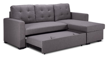 Dustin Pop-Up Sofa Bed - Grey | Leon's