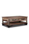 Baron Coffee Table - Barnwood| Leon's