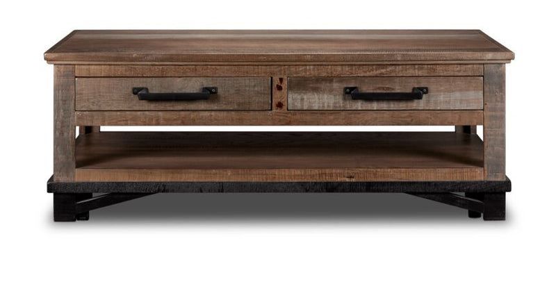 Baron Coffee Table - Barnwood| Leon's