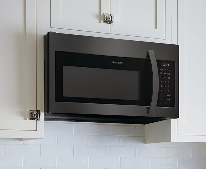 Frigidaire Black Stainless Steel Over-The-Range Microwave (1.8 Cu.Ft ...