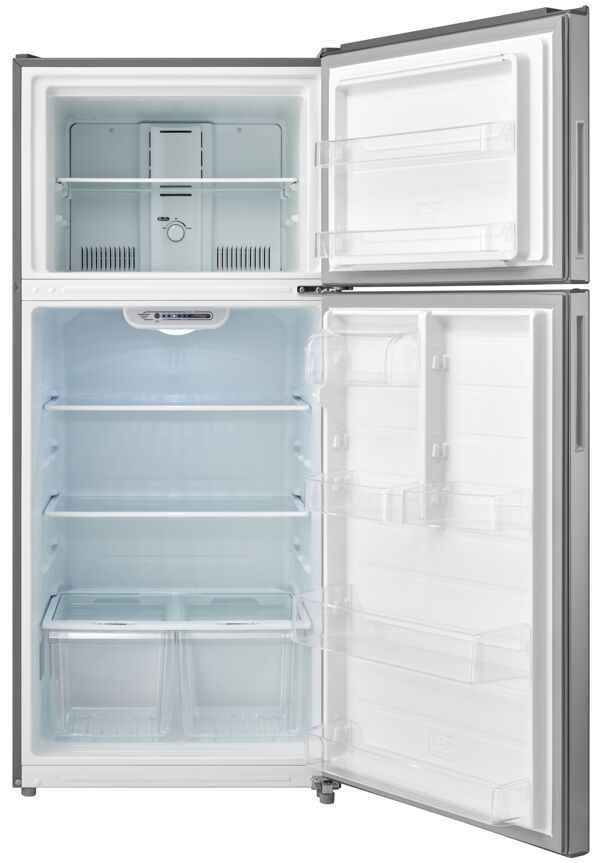 L2 Stainless Steel Top-Freezer Refrigerator (18.0 cu. ft.)- LRT18S4ASTC ...