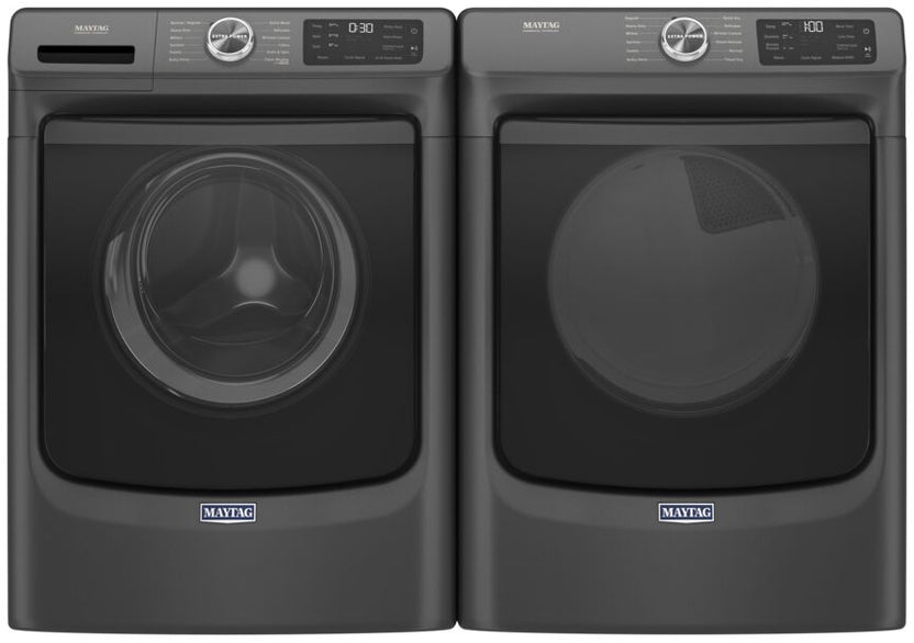 Maytag Volcano Black Front Load Washer with Extra Power and 12-Hr Fresh ...