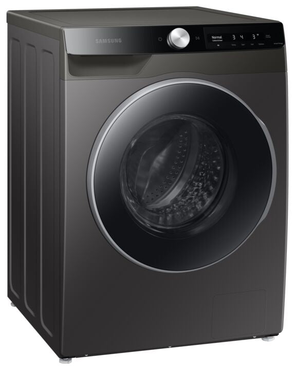 Samsung Inox Grey Front-Load Washer with AI Smart Dial and Super Speed ...