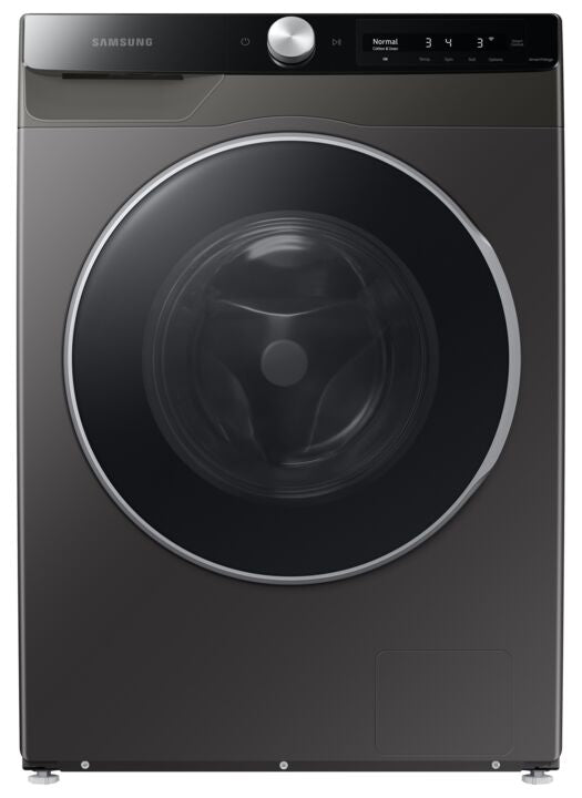 Samsung Inox Grey Front-Load Washer with AI Smart Dial and Super Speed ...