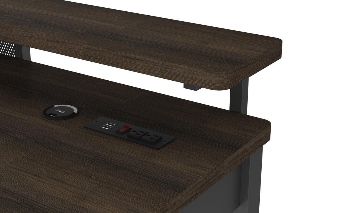 Wyden Desk - Rustic Brown | Leon's