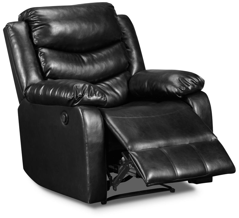 Rainer Power Recliner - Black | Leon's