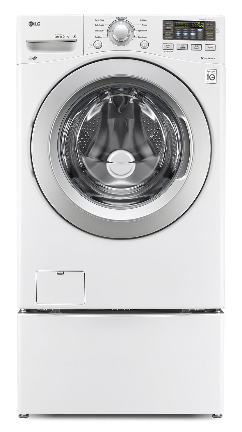 LG Appliances White Front-Load Washer (5.2 Cu. Ft. IEC) - WM3270CW | Leon's