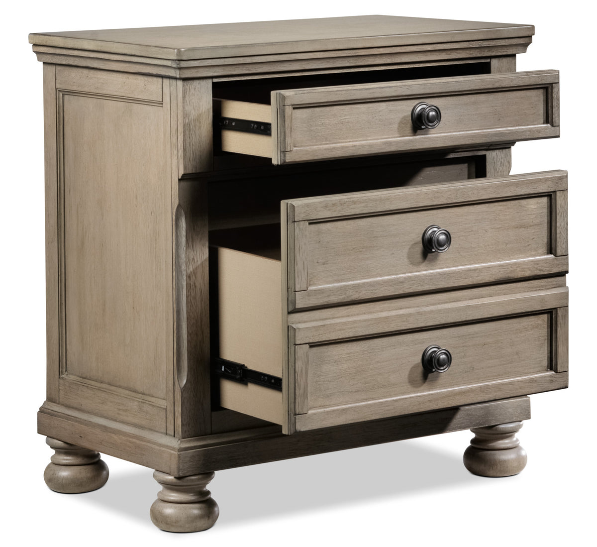 Windchester Night Table - Grey | Leon's