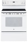GE White Freestanding Electric Range (5.0 Cu. Ft.) - JCB630DKWW | Leon's