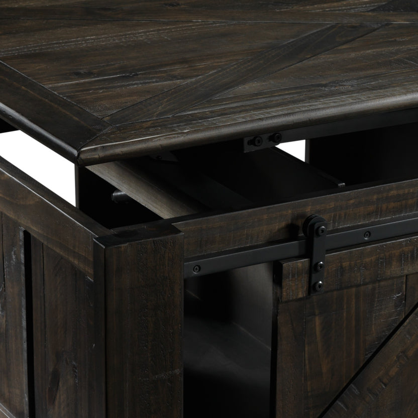 Gable Lift-Top Coffee Table - Weathered Charcoal | Leon's