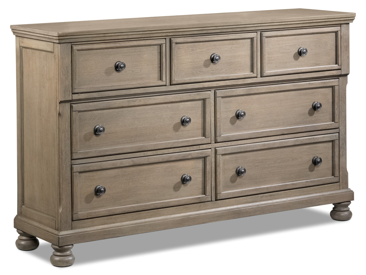Windchester 7-Drawer Dresser - Grey | Leon's