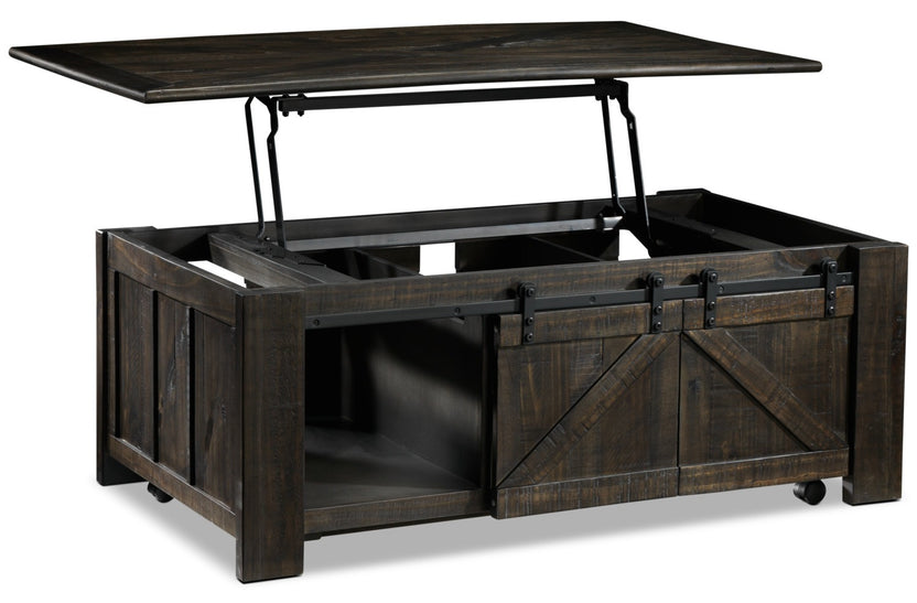 Gable Lift-Top Coffee Table - Weathered Charcoal | Leon's